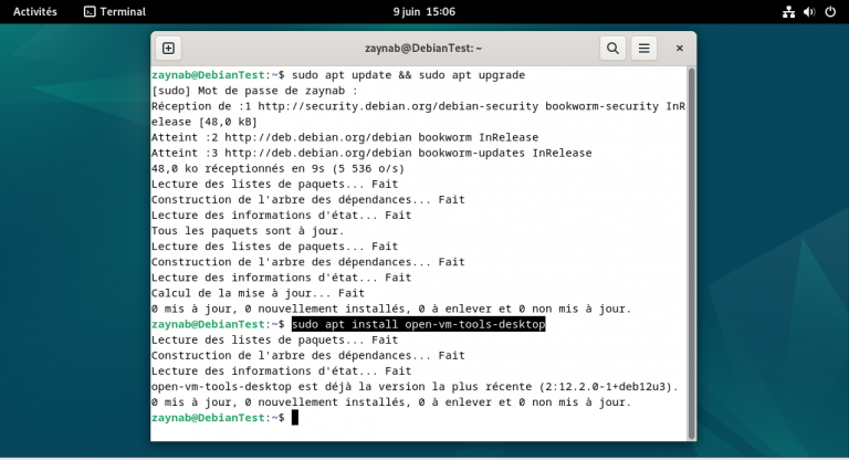 Comment installer VMware Tools sous Linux en ligne de commandes